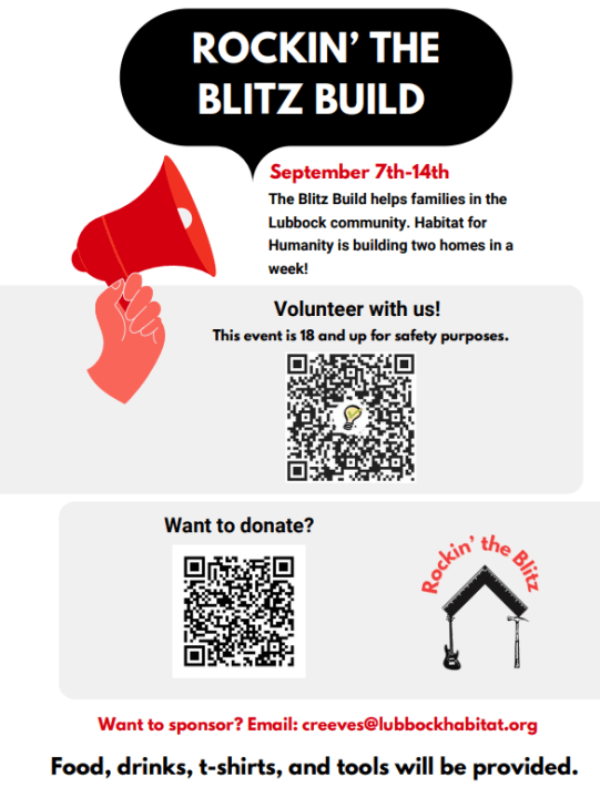 2024 Blitz Build benefiting Lubbock Habitat for Humanity kicks off ... 2024 Blitz Build benefiting Lubbock Habitat for Humanity kicks off ...