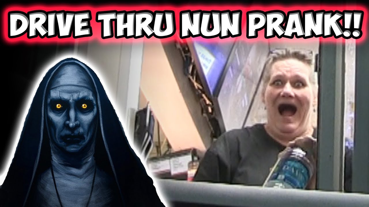 A nun prank that startles people