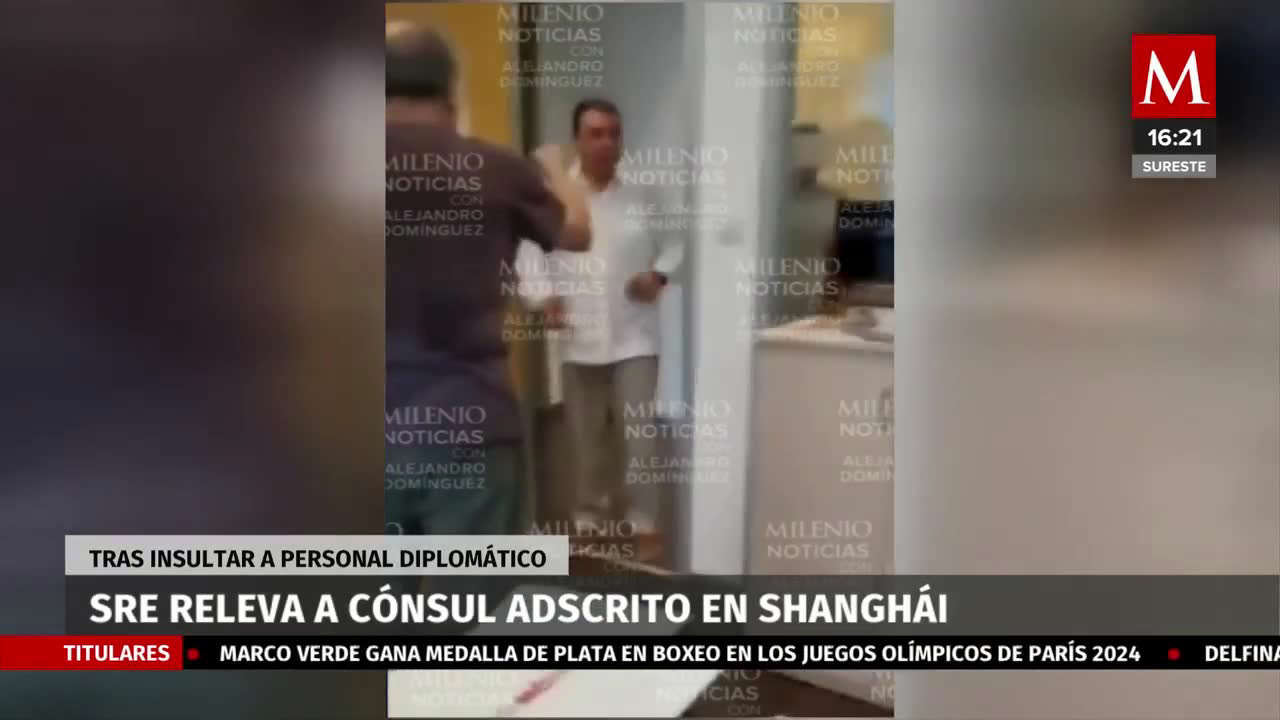 SRE releva de sus funciones a cónsul adscrito en Shanghái SRE releva de sus funciones a cónsul adscrito en Shanghái