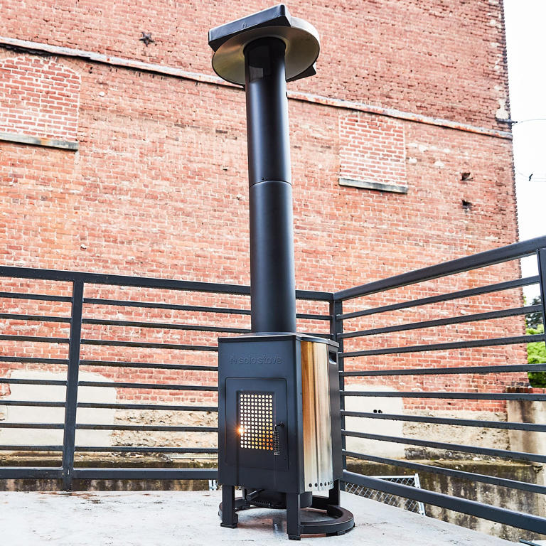 The Best Patio Heater We Tested Runs on Wood Pellets—Not Gas. And Yes ...
