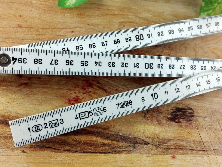 Zollstock-Upcycling: Erstaunlich, was der Maßstab uns noch bringt