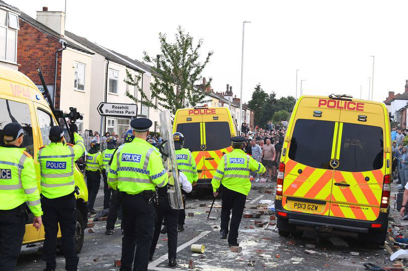 Man charged after violent disorder in Southport Man charged after violent disorder in Southport