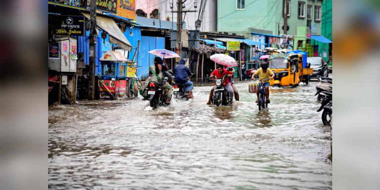 Heavy rains lash south coastal districts of Andhra Pradesh