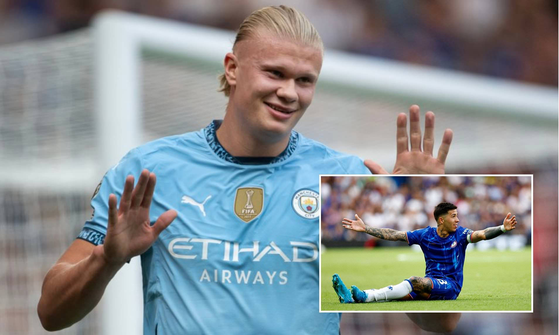 Erling Haaland vents his frustrations at Enzo Fernandez claiming the ... Erling Haaland vents his frustrations at Enzo Fernandez claiming the ...