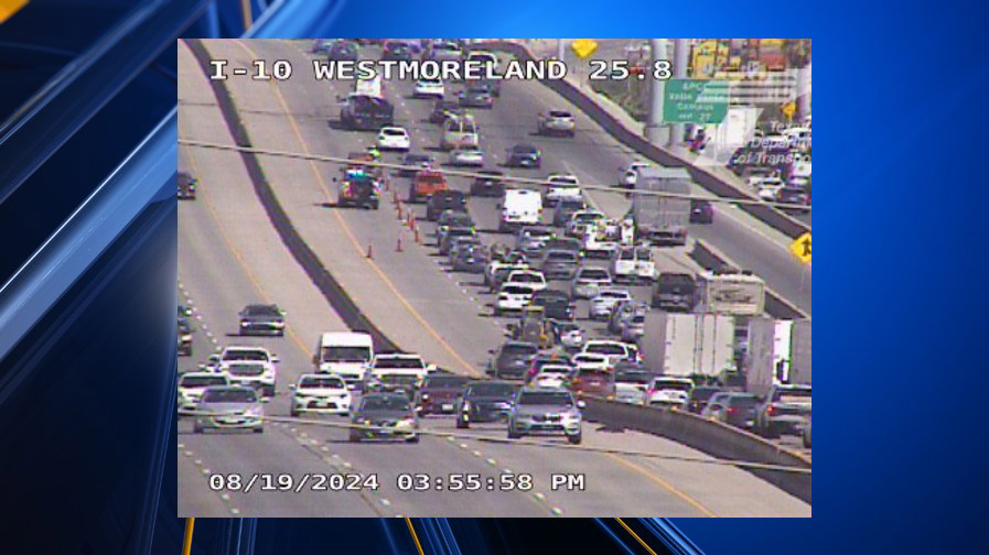 UPDATE: All lanes reopen at I-10 East at Hawkins UPDATE: All lanes reopen at I-10 East at Hawkins