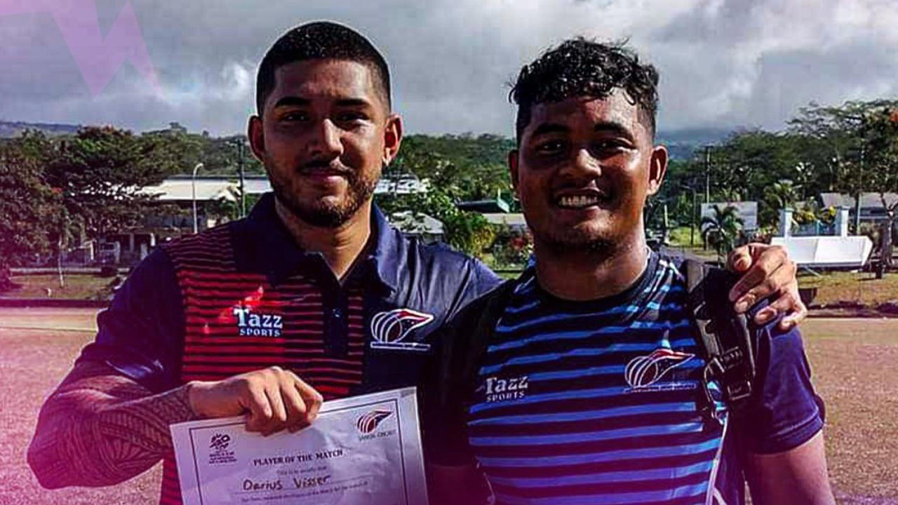 T20I record Samoas Darius Visser creates history T20I record Samoas Darius Visser creates history