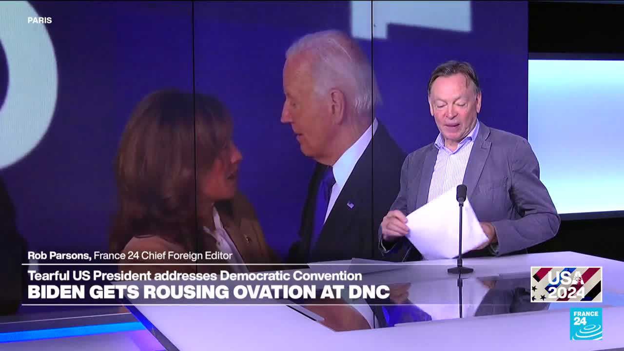 Tearful US President Joe Biden gets rousing ovation at Democratic ... Tearful US President Joe Biden gets rousing ovation at Democratic ...