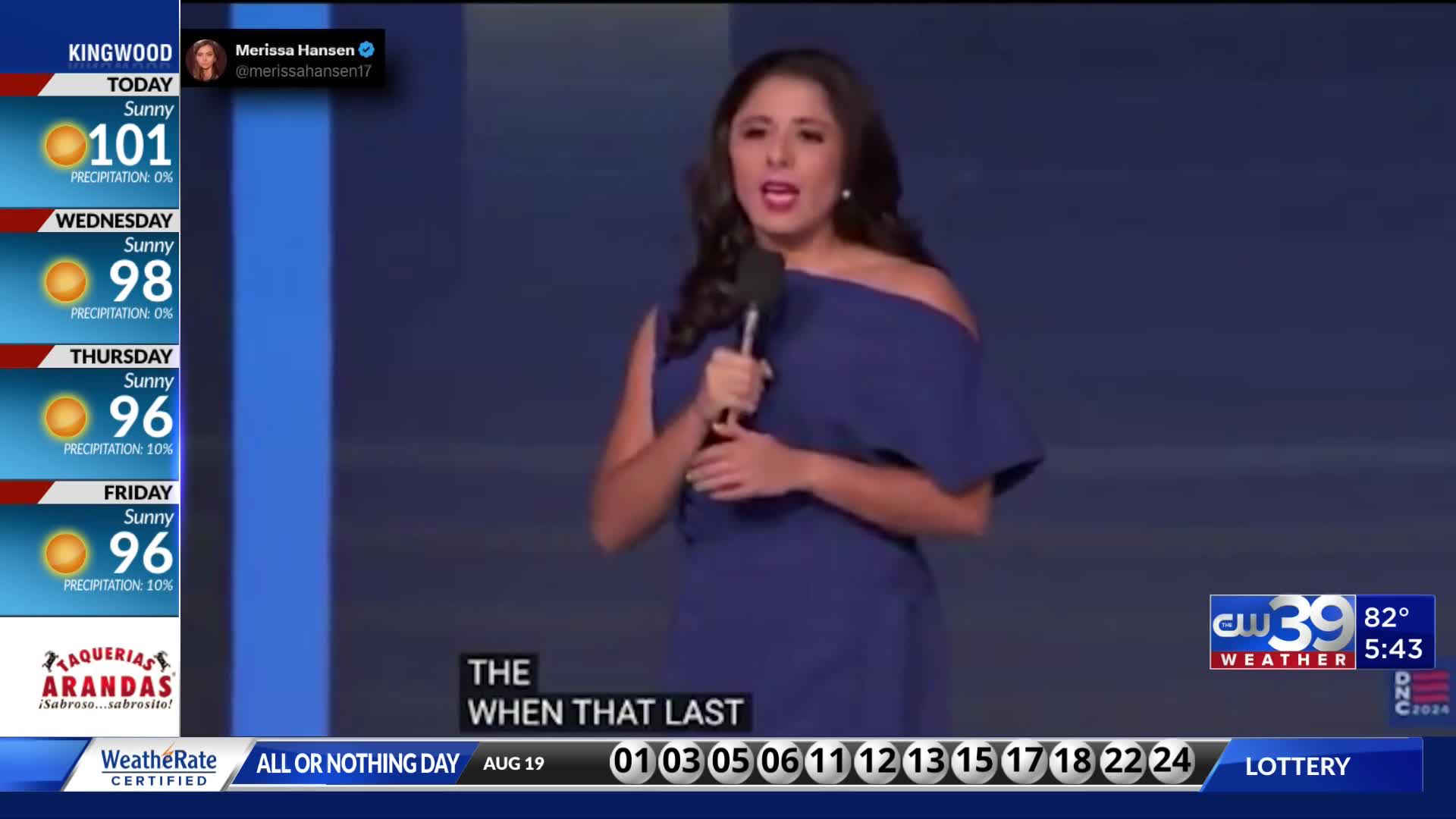 Harris County Executive Judge Lina Hidalgo speaks at DNC Harris County Executive Judge Lina Hidalgo speaks at DNC