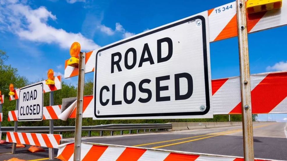 TxDOT road closures happening between January 10 through January 17