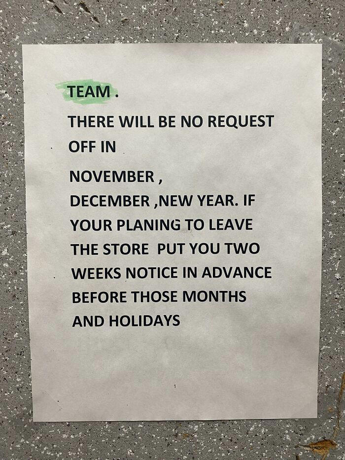 50 Delusional Workplace Signs At Businesses Suffering From Late Stage ...
