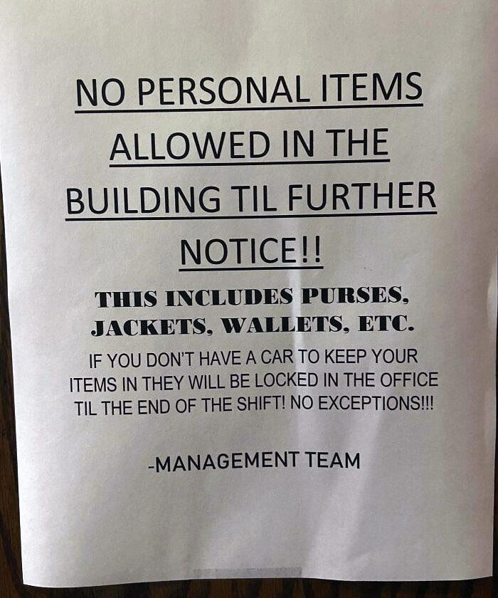 50 Delusional Workplace Signs At Businesses Suffering From Late Stage ...