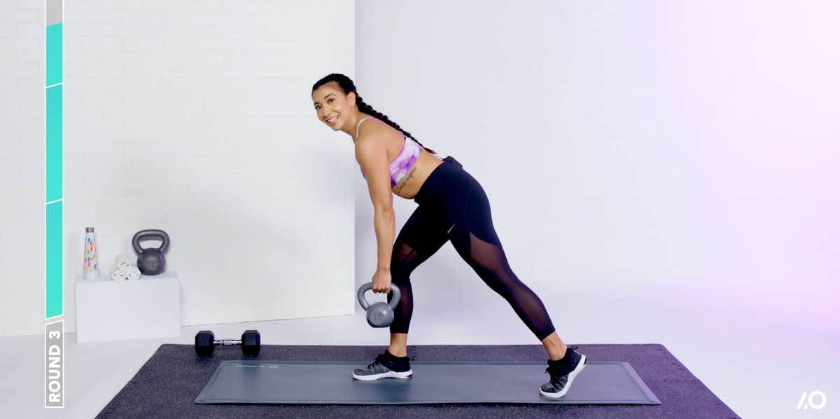 The Best 20-Minute Kettlebell Workout To Sculpt Your Arms, Core, And Back