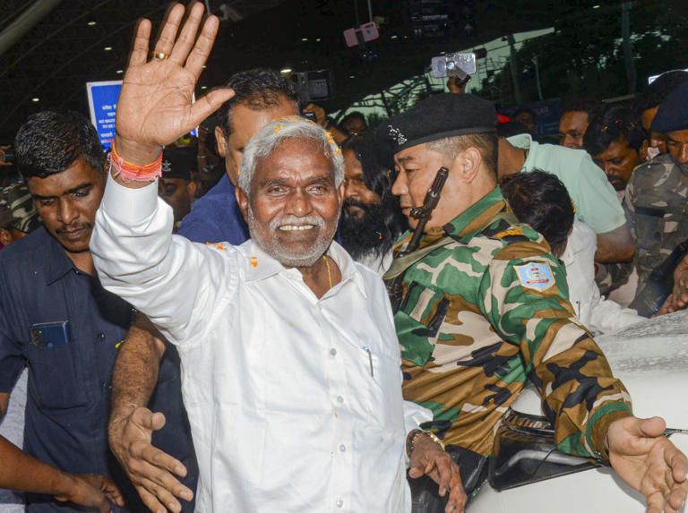 Ex-Jharkhand CM Champai Soren hospitalised Ex-Jharkhand CM Champai Soren hospitalised