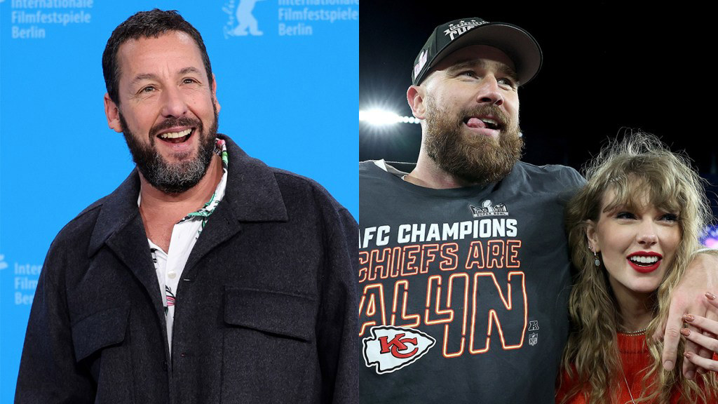 Adam Sandler Says His Family Supports Taylor Swift and Travis Kelce's ... Adam Sandler Says His Family Supports Taylor Swift and Travis Kelce's ...