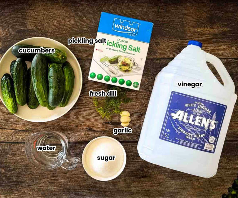 Crispy Refrigerator Sweet Dill Pickles