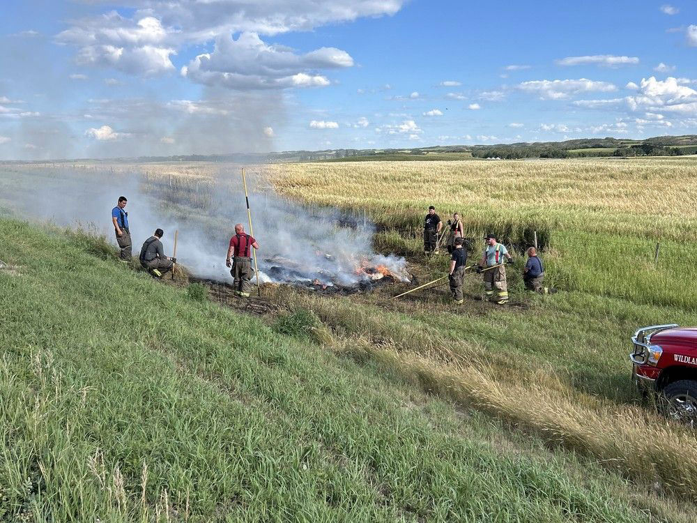Sask RCMP arrest firefighter suspected in string of hay bale and grass ... Sask RCMP arrest firefighter suspected in string of hay bale and grass ...