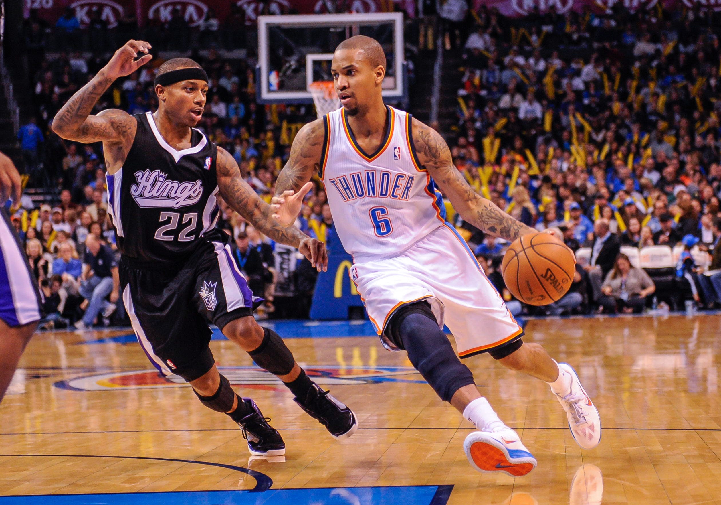 Every player in OKC Thunder history who has worn No. 6