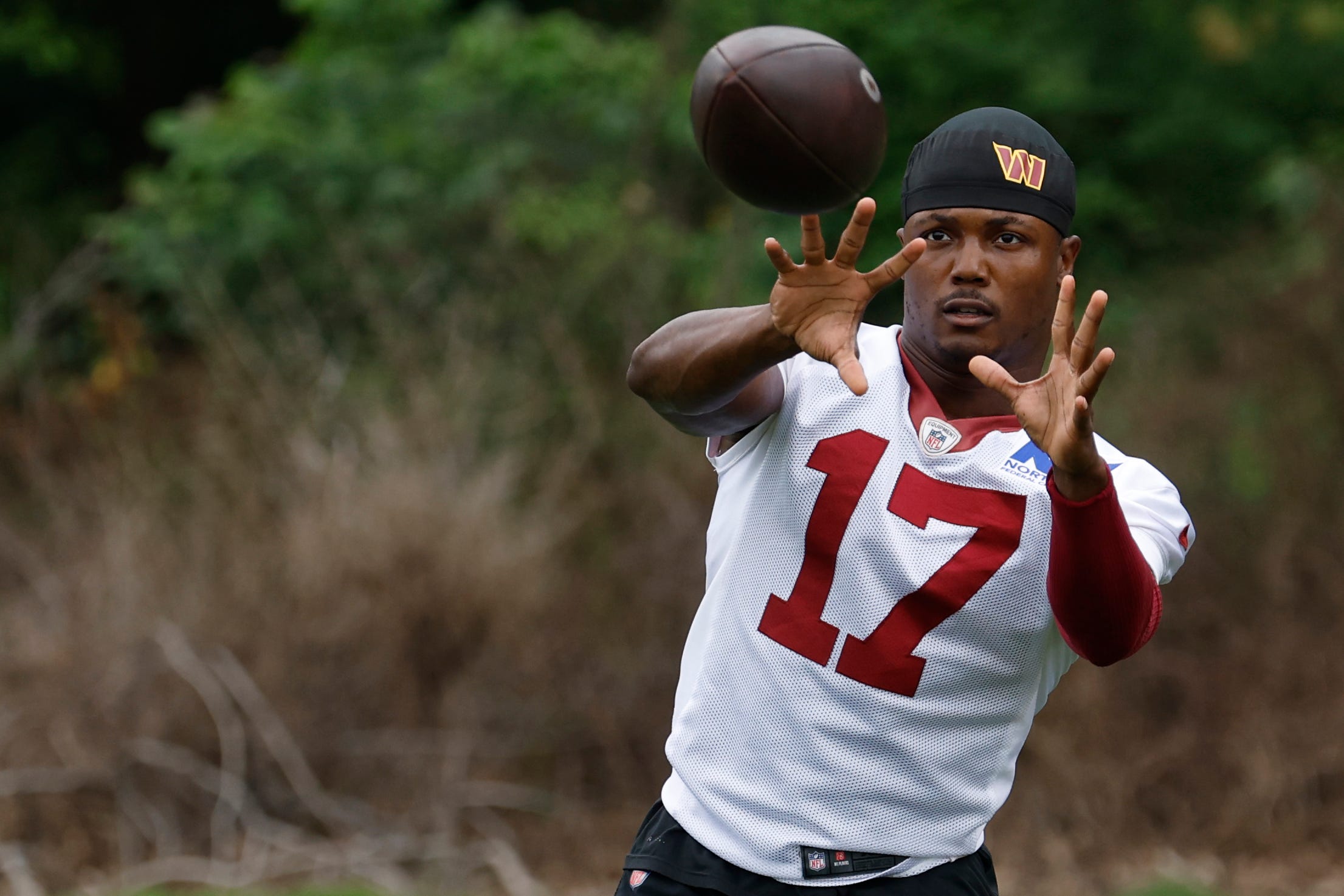 Terry McLaurin holding out of minicamp amid contract dispute