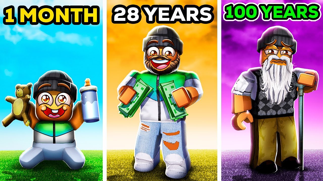 Roblox But Every Second You Get Older