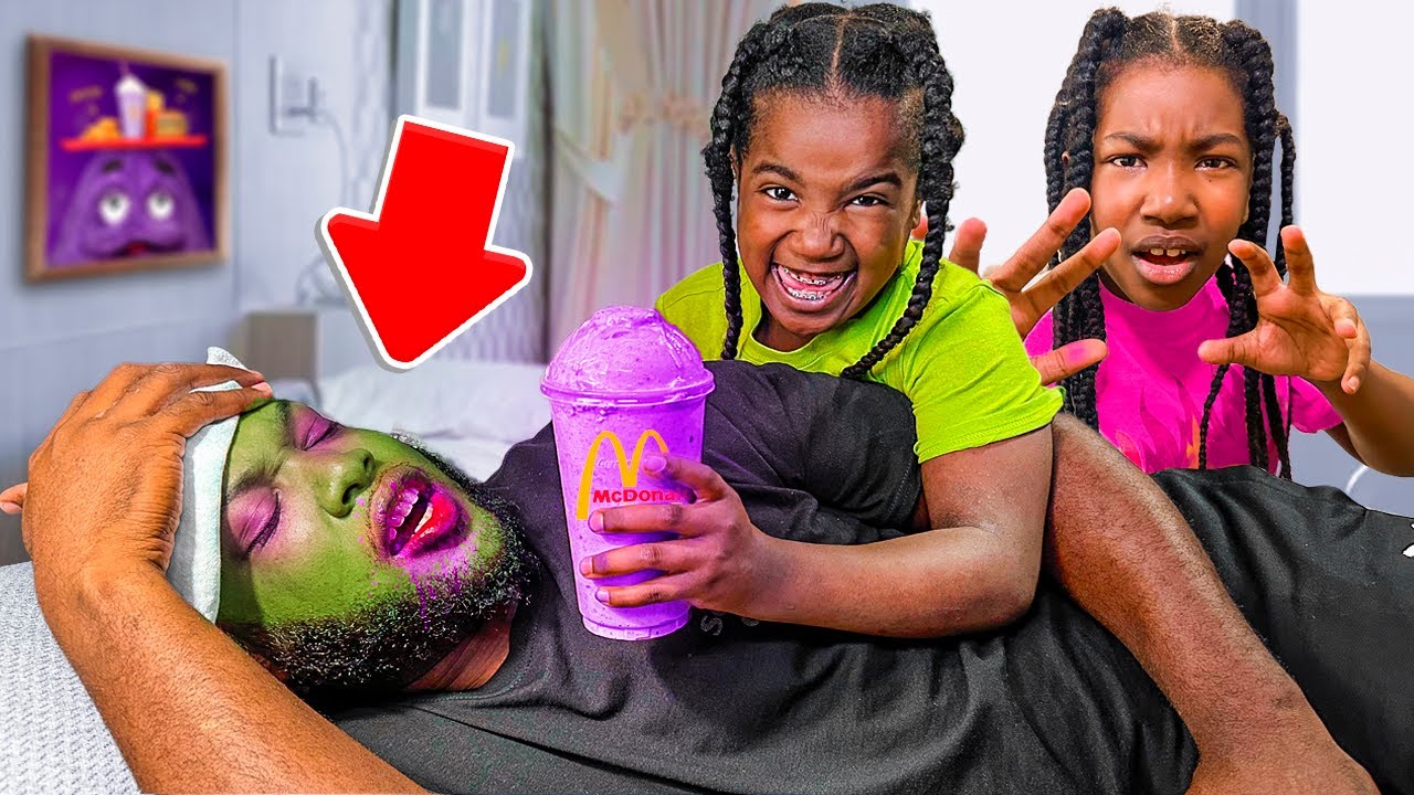 Dad Regrets Drinking Grimace Shake in Hilarious Ep5