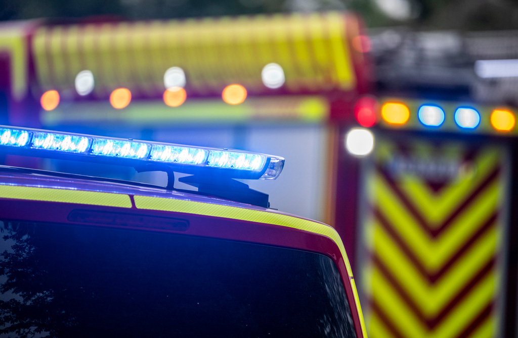 Brand i radhus – stor insats Brand i radhus – stor insats