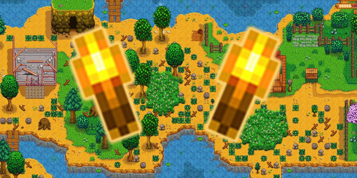 Stardew Valley Player Accidentally Learns A Fun New Use For Torches Stardew Valley Player Accidentally Learns A Fun New Use For Torches