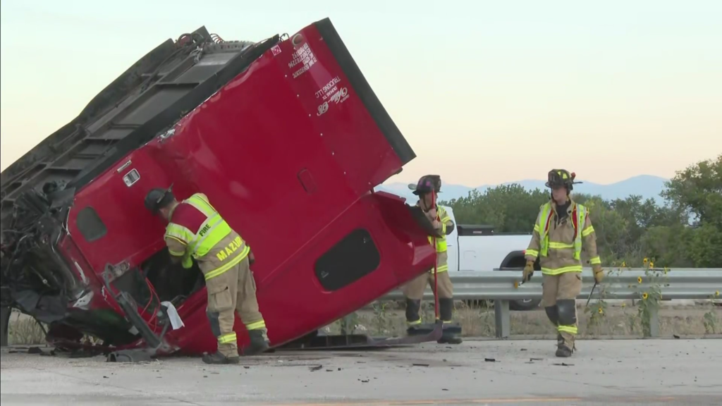Semi carrying beer crashes on Interstate 25 in Northern Colorado ... Semi carrying beer crashes on Interstate 25 in Northern Colorado ...