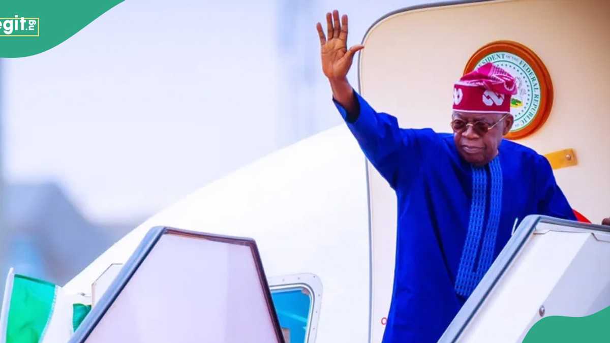 Viral video shows Tinubu arriving Kenya ahead of the Africa-France summit