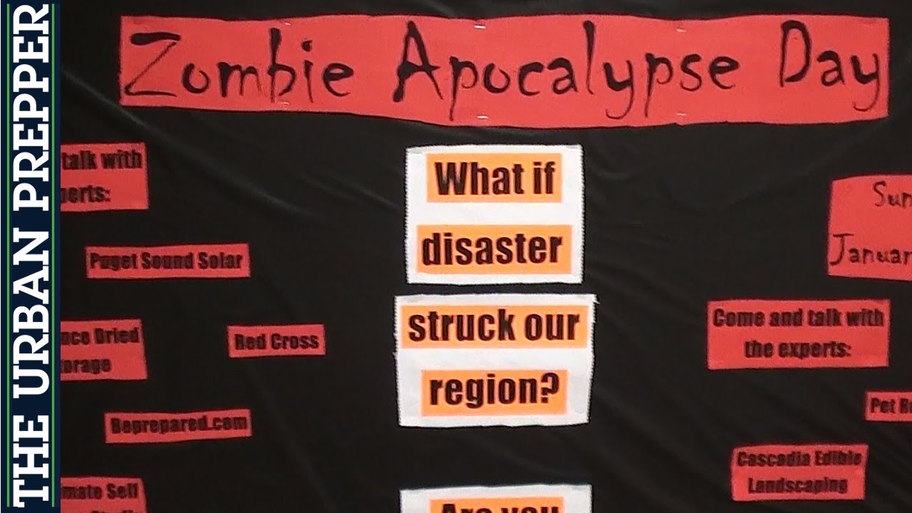 Zombie apocalypse day in Seattle for emergency preparedness awareness
