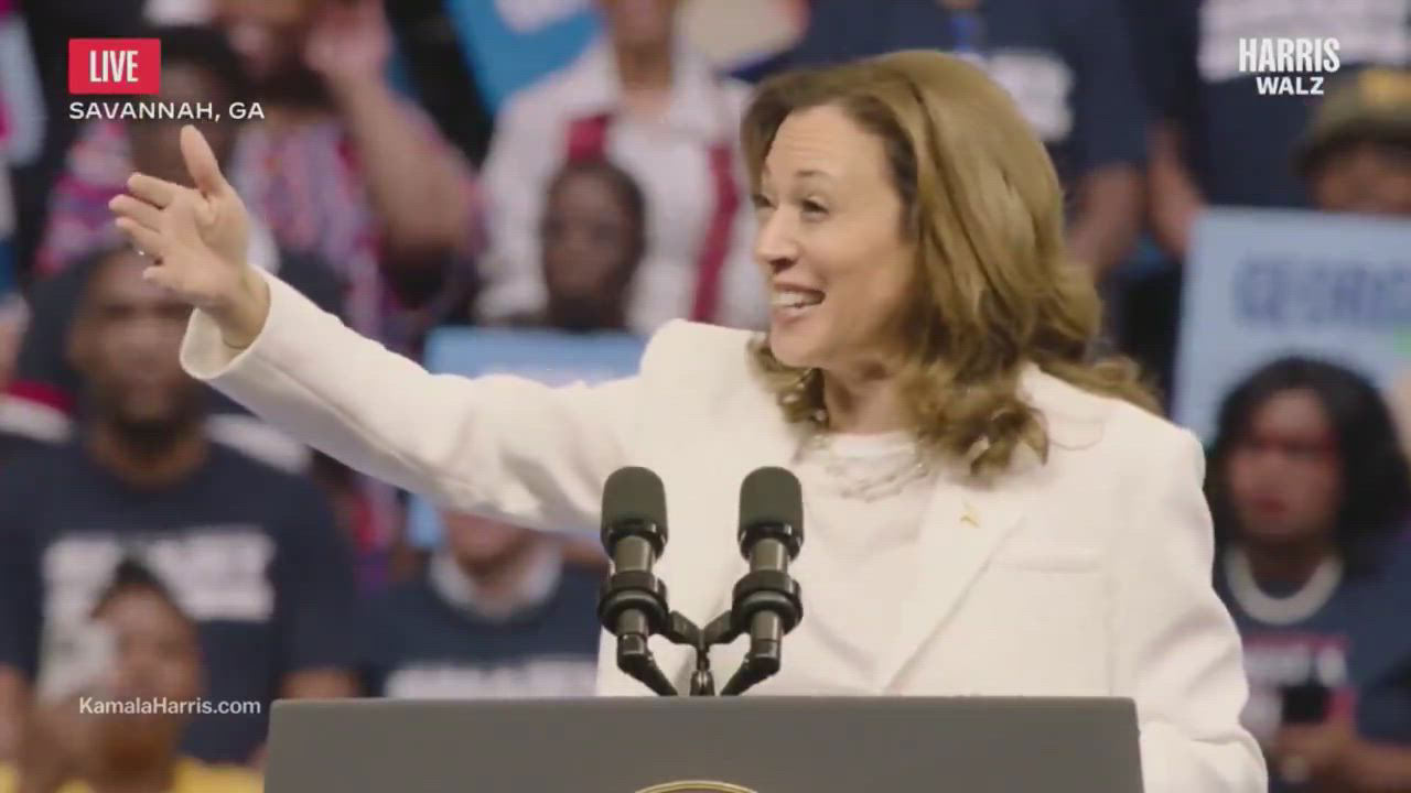 Kamala Harris showcases southern accent in Georgia again; video goes viral Kamala Harris showcases southern accent in Georgia again; video goes viral