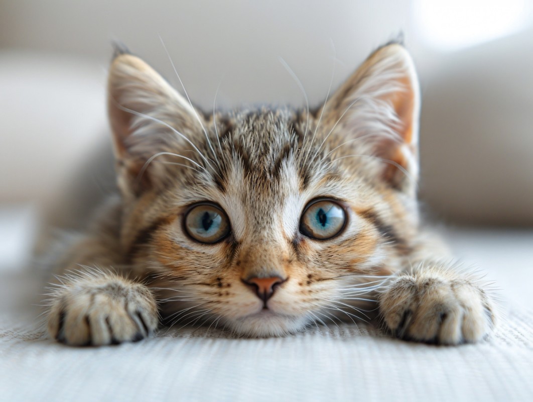 Tiny Kitten Cries with Gratitude After Realizing She's Finally Safe and ...