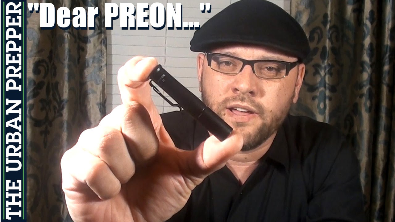 Addressing flashlight pocket clip issues with Preon