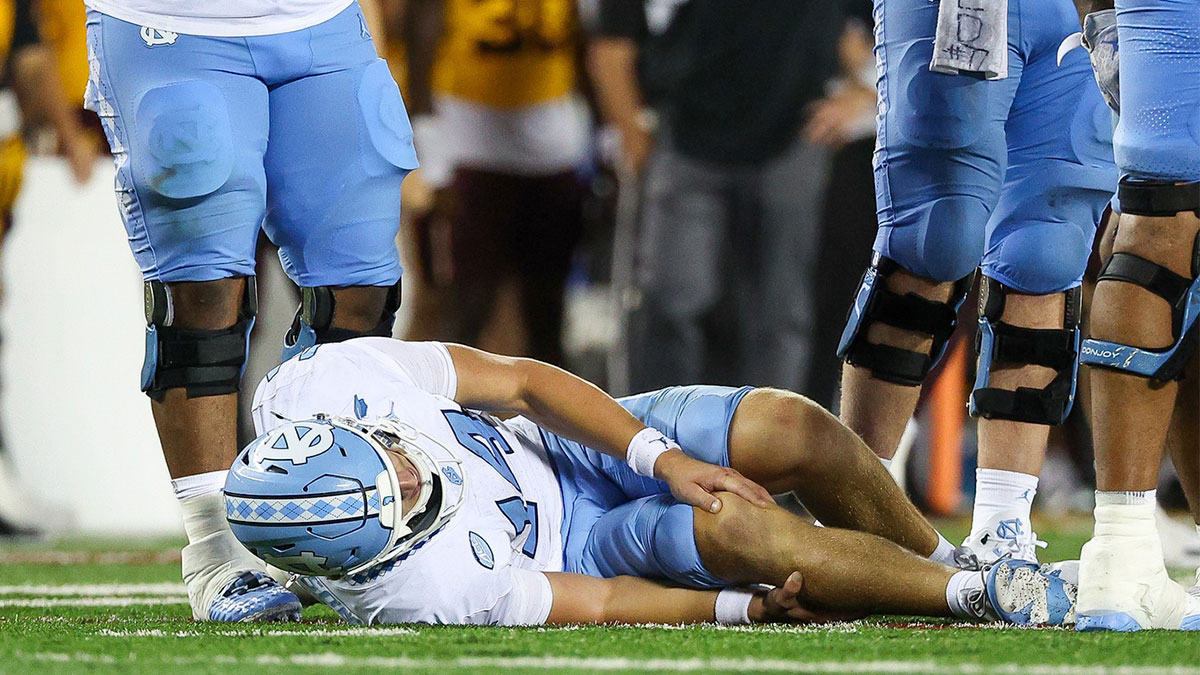 North Carolina football QB makes frightening admission about leg injury