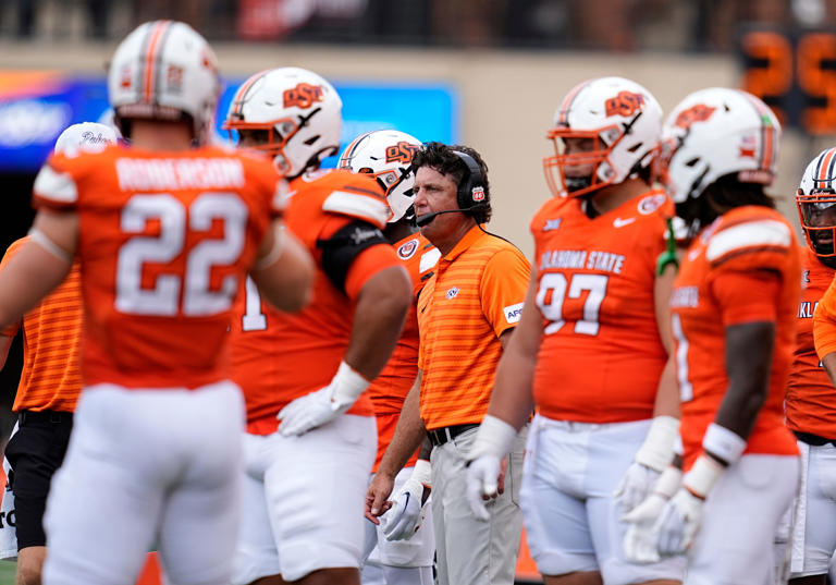NCAA blocks Oklahoma State football from using QR code helmet stickers NCAA blocks Oklahoma State football from using QR code helmet stickers