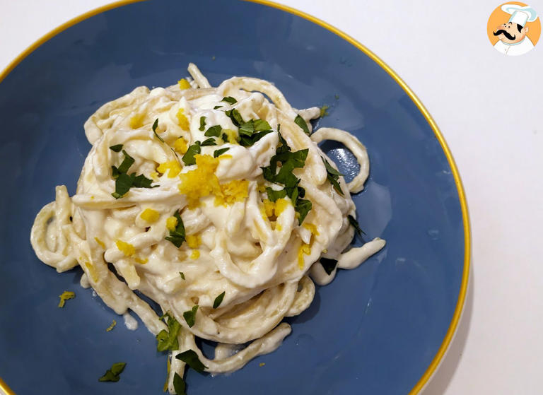 Pasta con ricotta y limón, una receta fácil, rápida y deliciosa