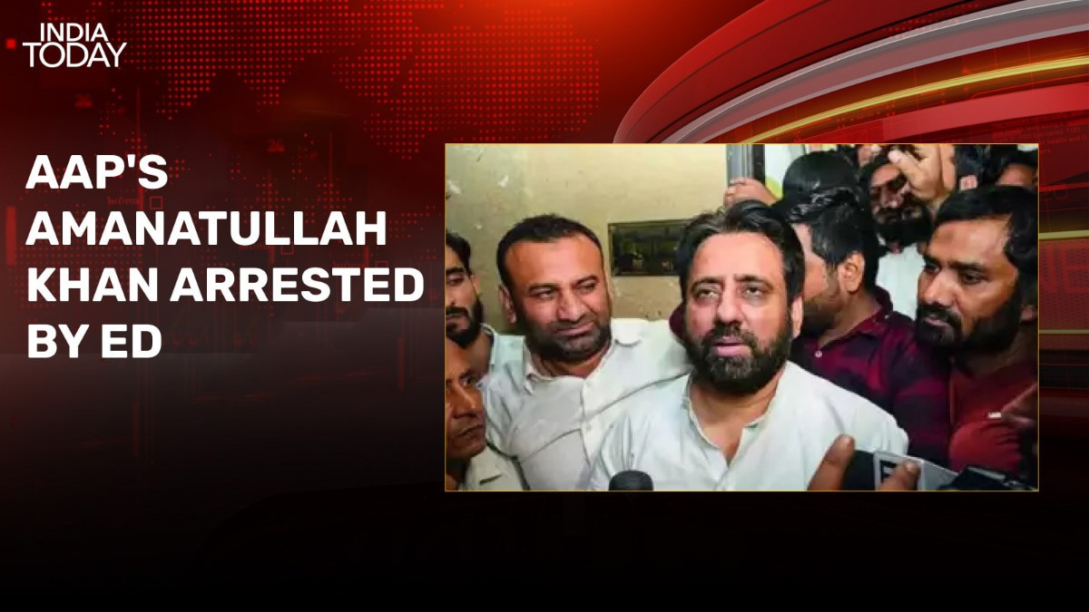 AAP's Amanatullah Khan arrested in money laundering case linked to ... AAP's Amanatullah Khan arrested in money laundering case linked to ...