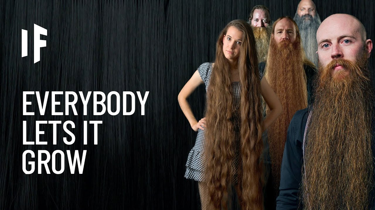What if everyone stopped cutting their hair and it grew uncontrollably?