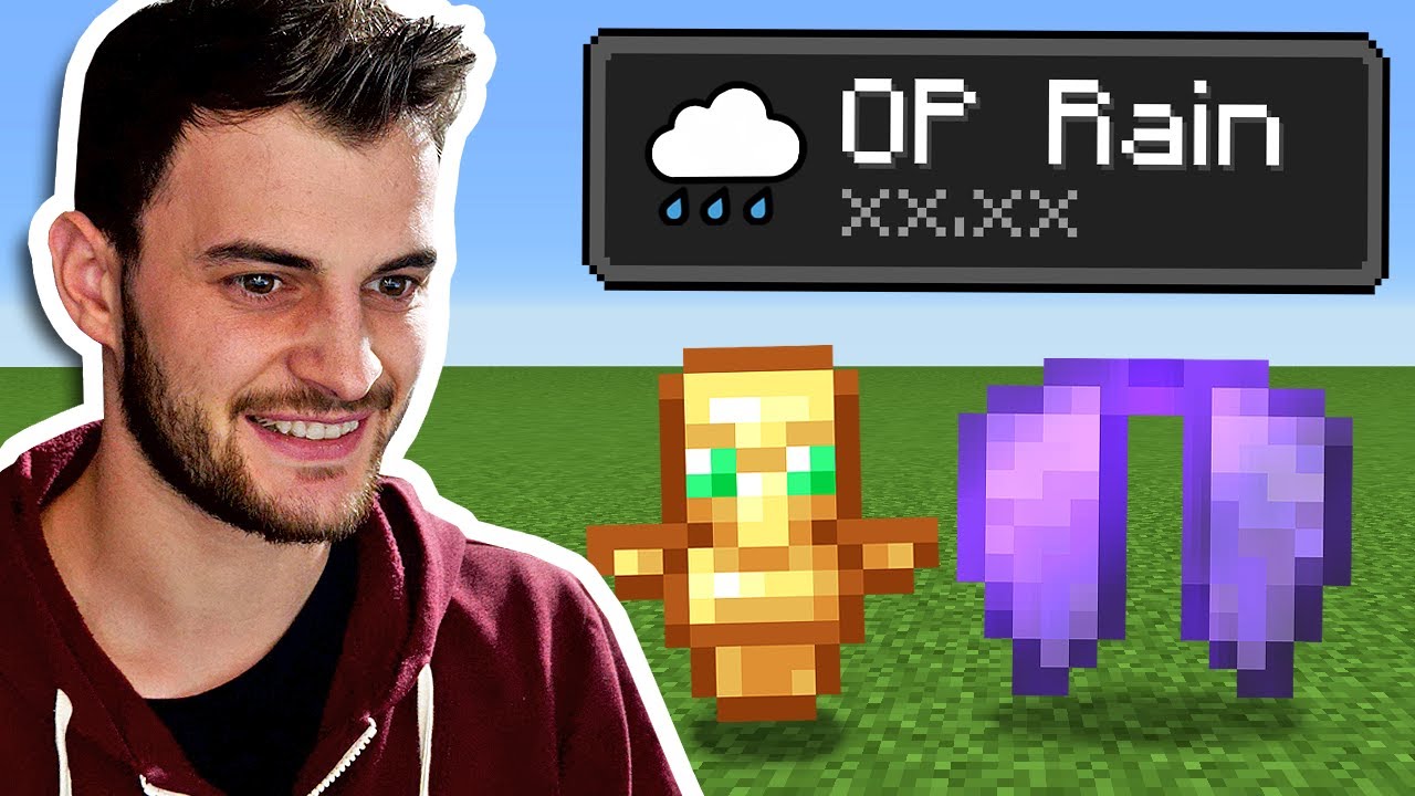 Minecraft, but it rains OP items constantly