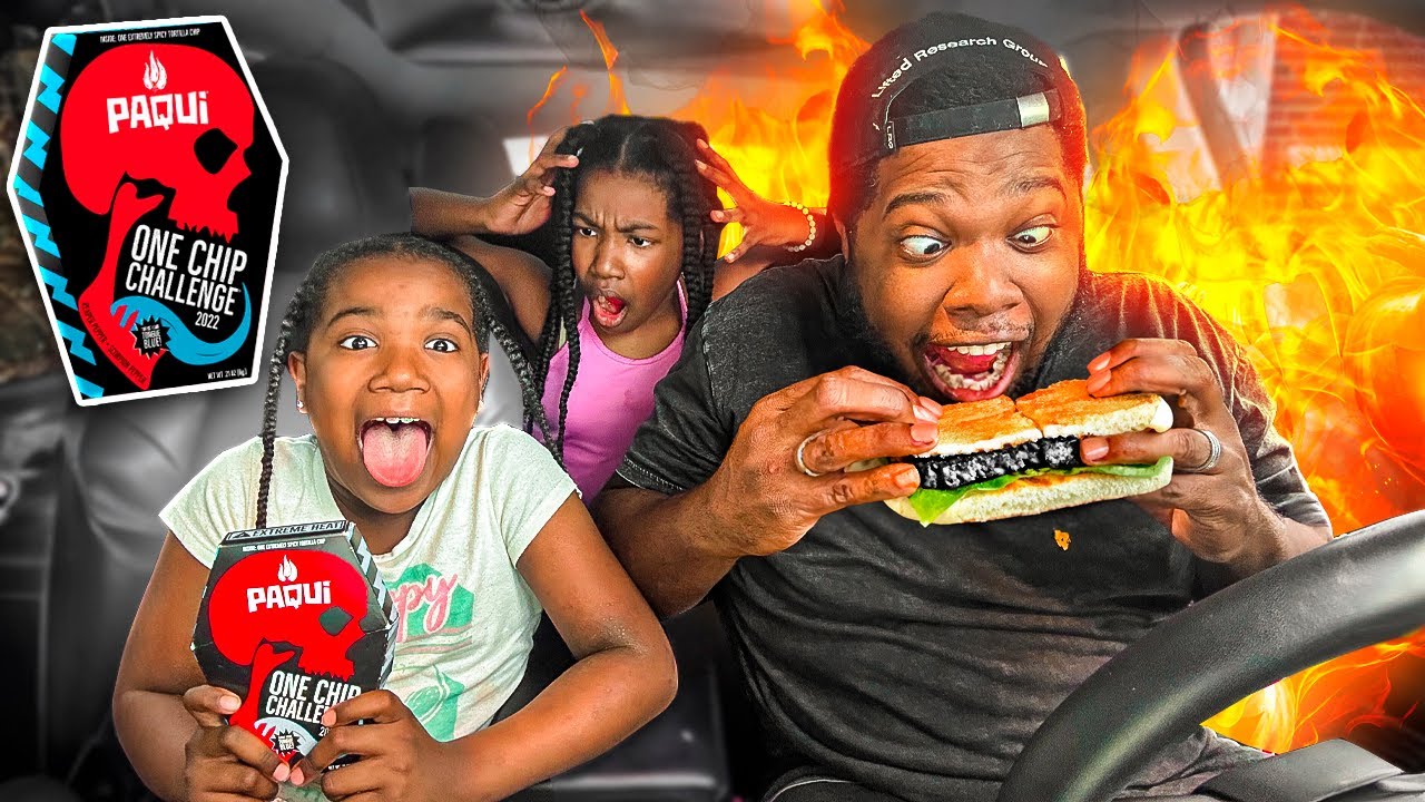 Girl surprises her dad with the world's hottest chips