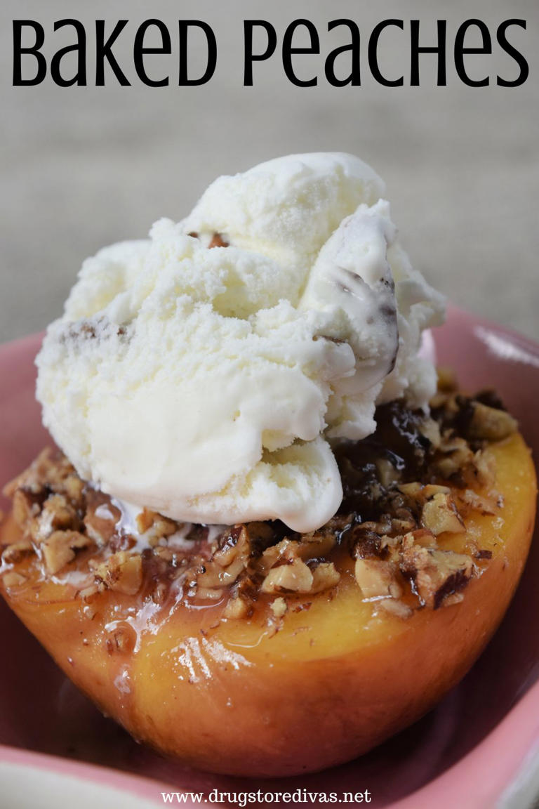 Baked Peaches Recipe