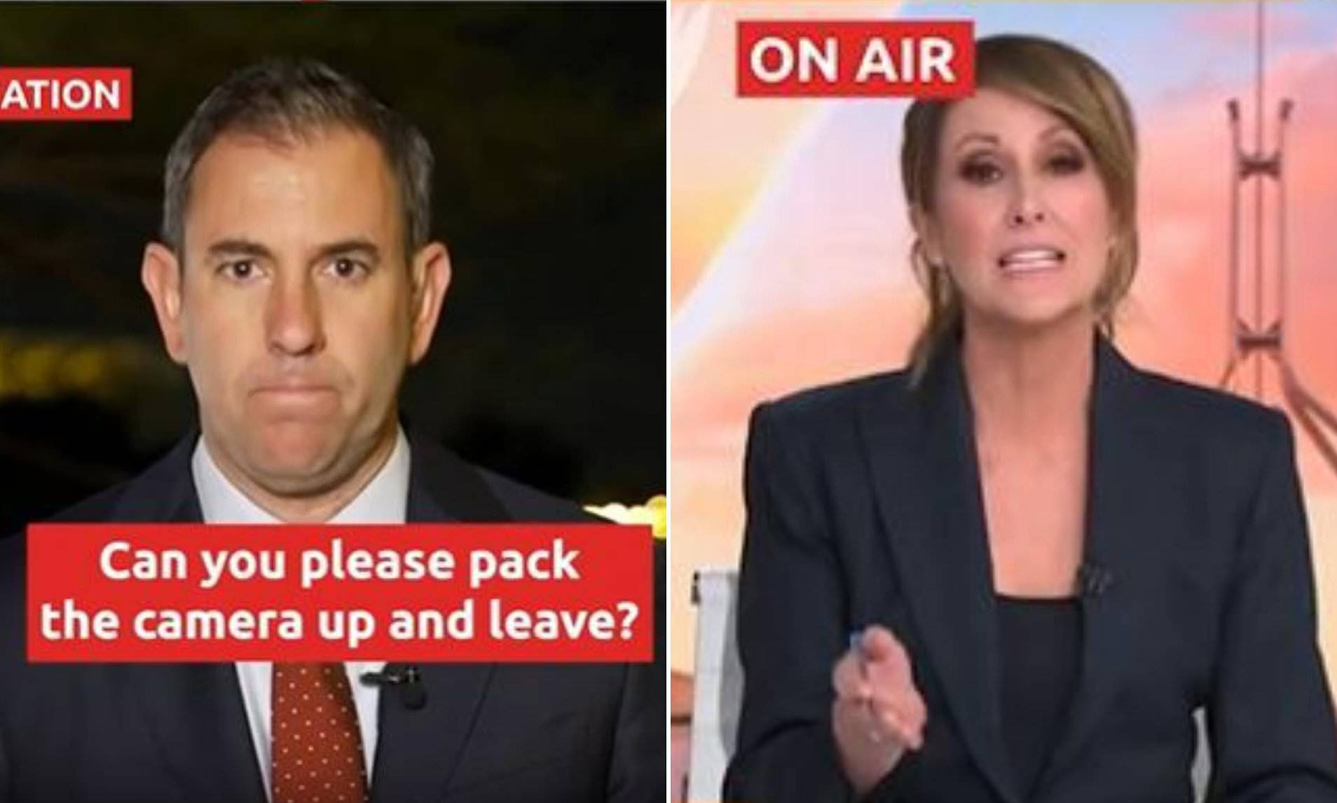 Nat Barr's Sunrise interview with Jim Chalmers goes horribly wrong Nat Barr's Sunrise interview with Jim Chalmers goes horribly wrong