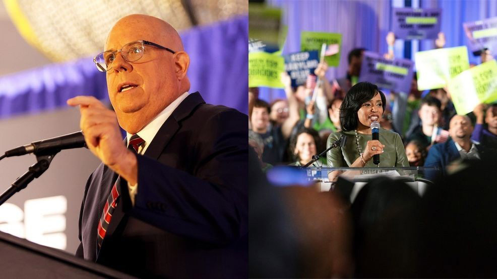 Alsobrooks slightly leads Hogan in Maryland Senate race, poll finds Alsobrooks slightly leads Hogan in Maryland Senate race, poll finds