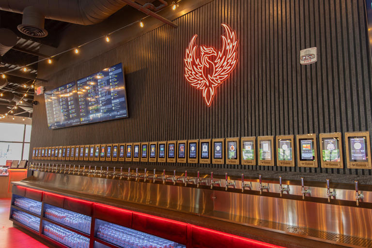 Eau Claire's Phoenix Taproom, with 72 taps, is the largest self-pour ...