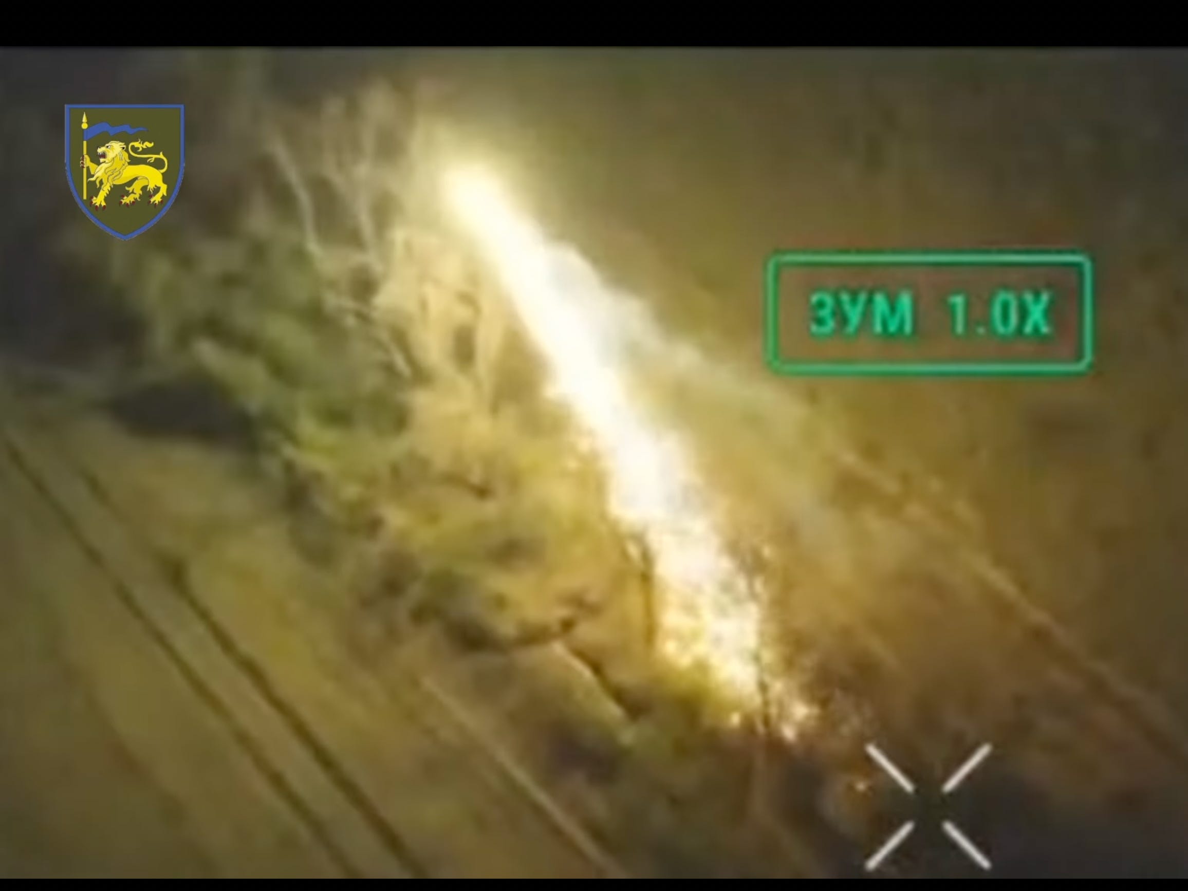 This molten thermite drone ammo burns through damaged Russian tanks at ...