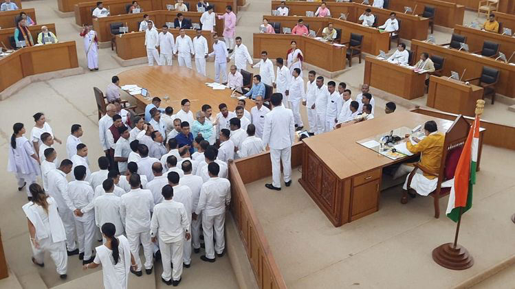 Uproar in Tripura assembly over minister’s controversial social media post Uproar in Tripura assembly over minister’s controversial social media post