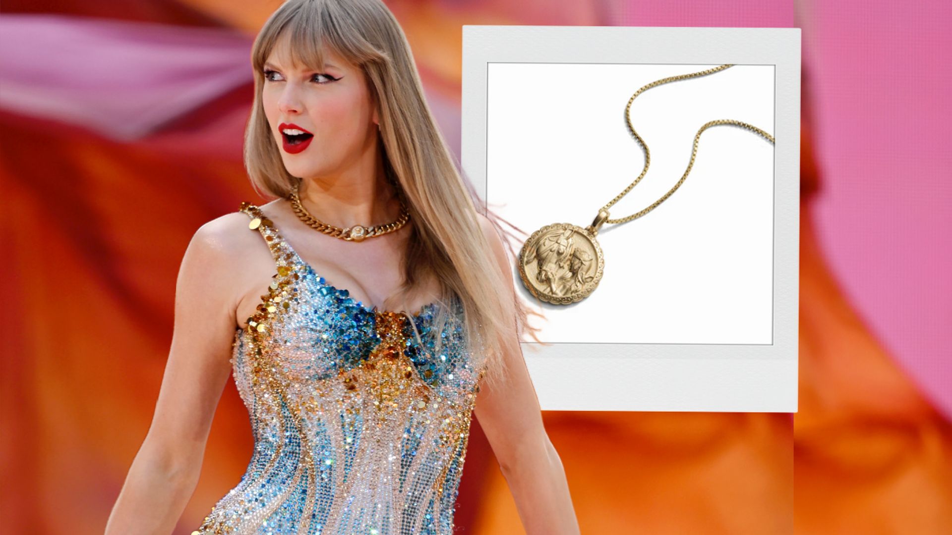 Taylor Swift's awe-inspiring goddess necklace is so pretty it's making ...