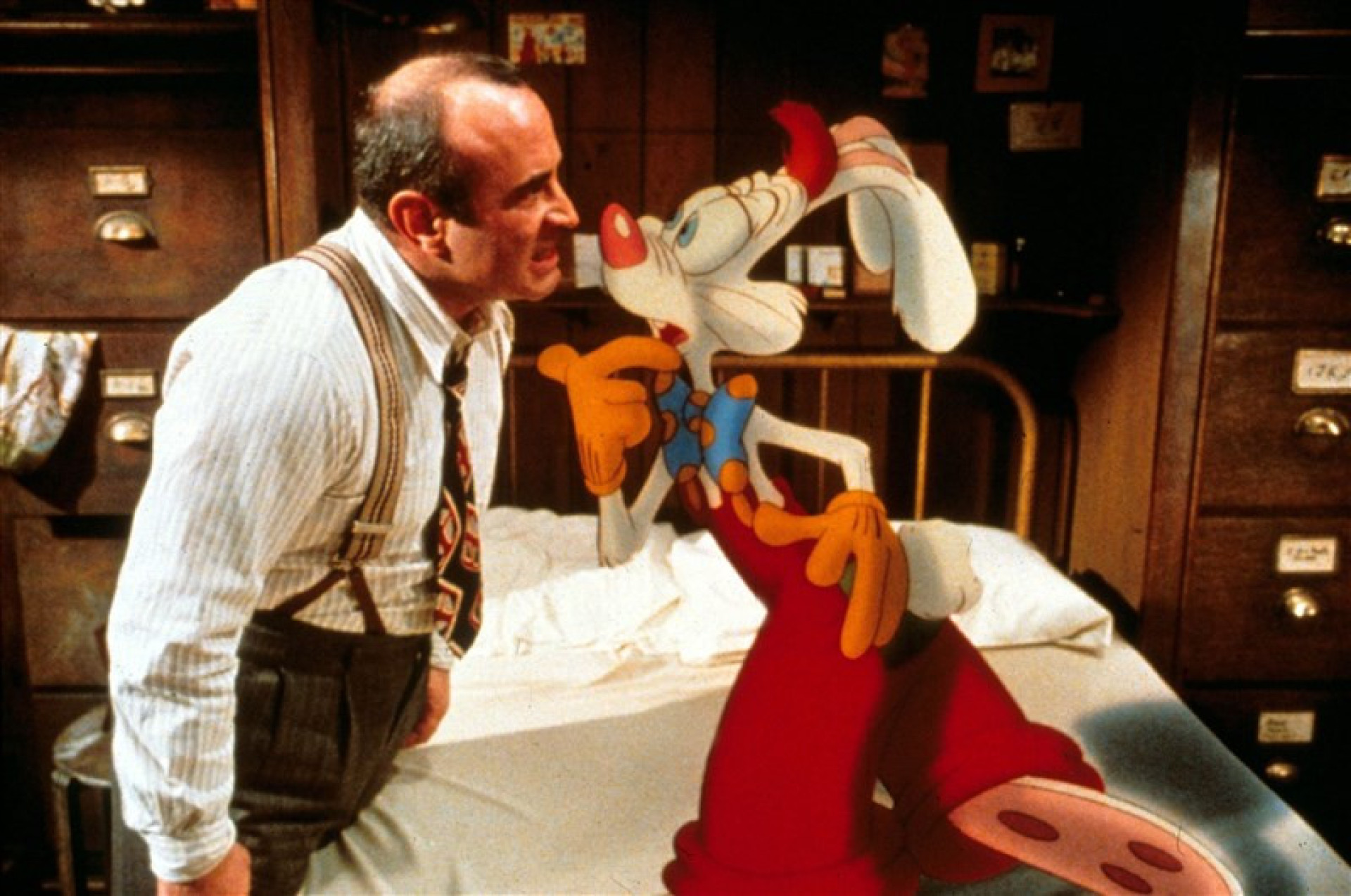 Movies where actors had to interact with cartoons