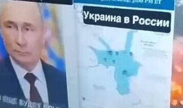 Putin humiliated as hackers take over Russian state TV - and issue ... Putin humiliated as hackers take over Russian state TV - and issue ...