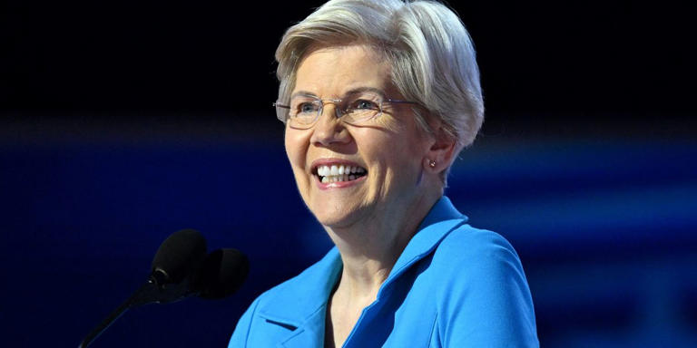 Elizabeth Warren Burns Trump And Vance With Couch Joke As The DNC Roars Elizabeth Warren Burns Trump And Vance With Couch Joke As The DNC Roars