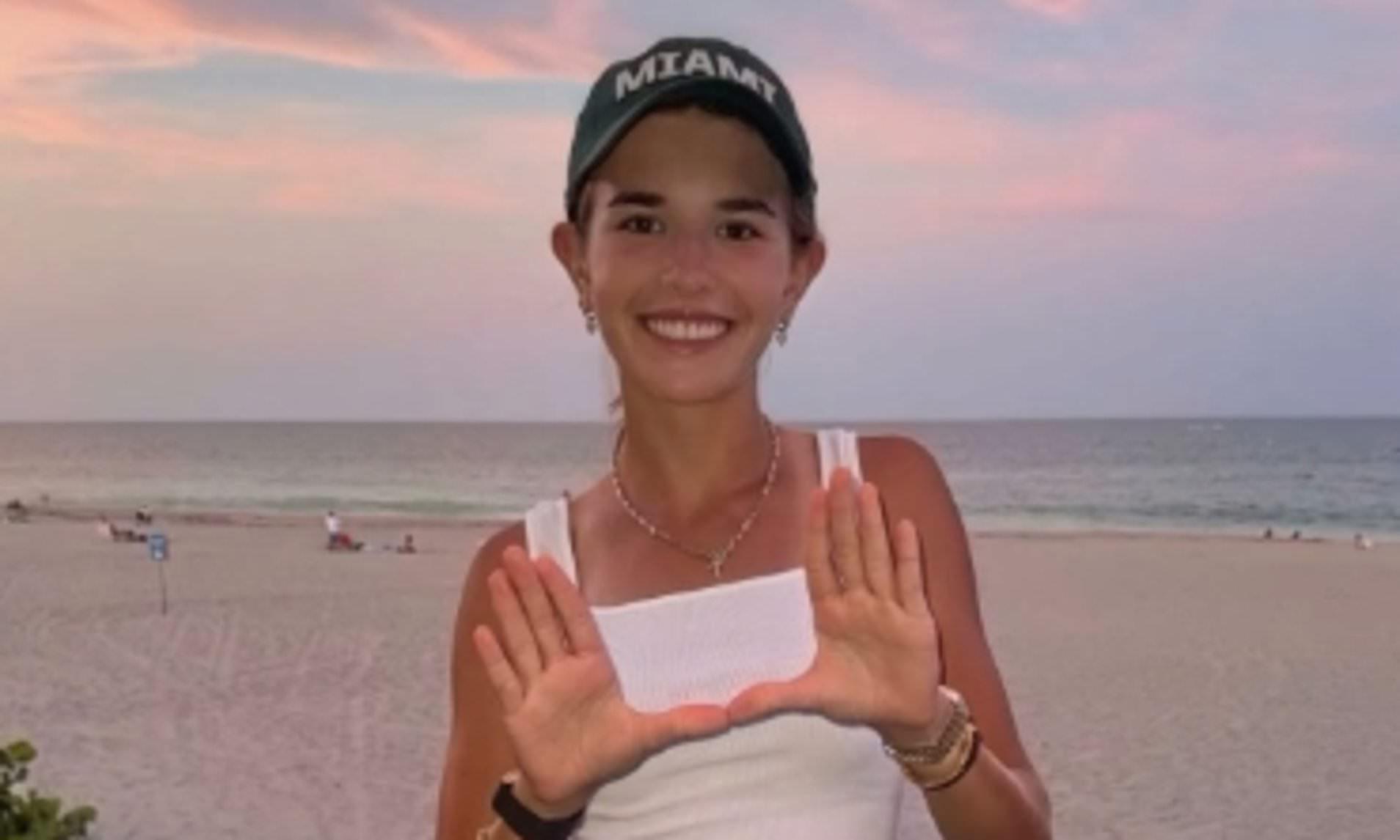 Donald Trump's granddaughter Kai, 17, poses on Miami Beach to celebrate ... Donald Trump's granddaughter Kai, 17, poses on Miami Beach to celebrate ...